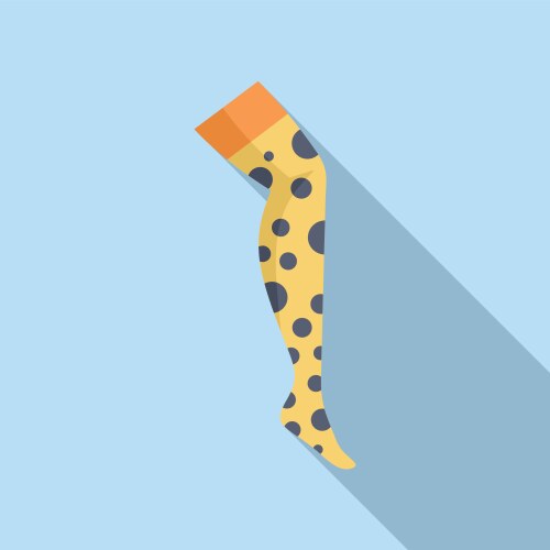 Elastic compression stocking for varicose veins Vector Image