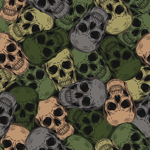 Camouflage Pattern Skull Vector Images (over 150)
