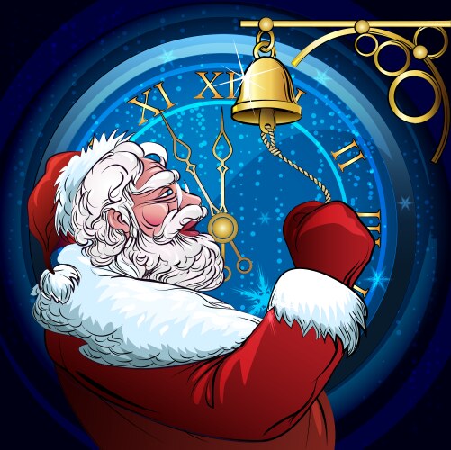 Message from santa Royalty Free Vector Image - VectorStock