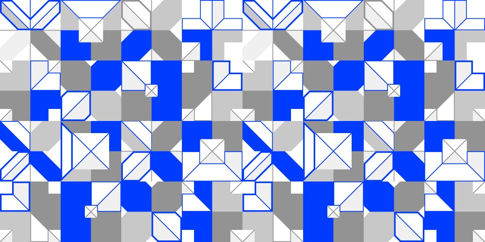 Seamless abstract background in blue color Vector Image