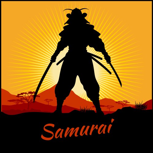 Samurai Royalty Free Vector Image - VectorStock
