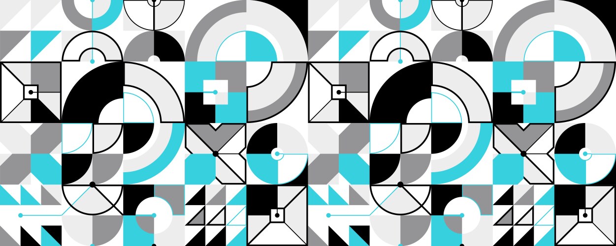 Seamless abstract background in blue color Vector Image