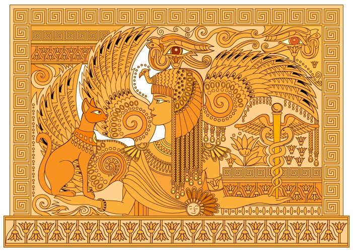 Egyptian Queen Vector Images (over 1,300)