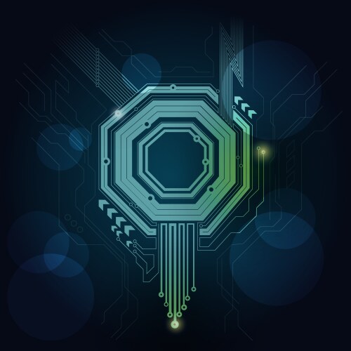 Futuristic user interface message windows Vector Image