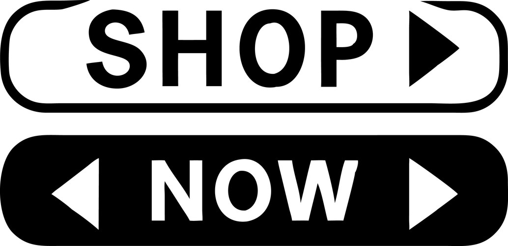 Shop Now Button - Black & White – Royalty-Free Vector | VectorStock