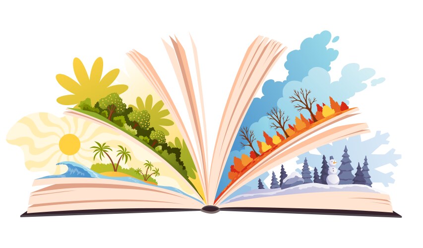 Four Seasons Scene Vector Images (over 550)