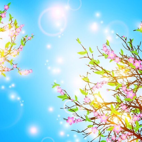 Spring background Royalty Free Vector Image - VectorStock