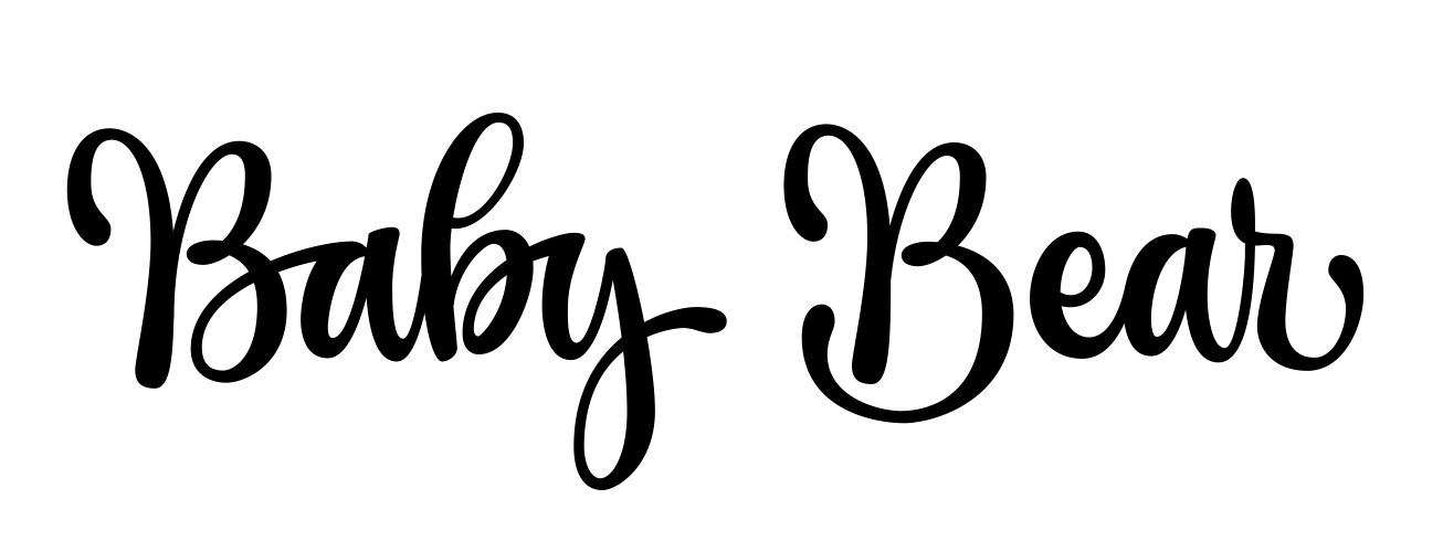 Baby shower calligraphy lettering design Vector Image