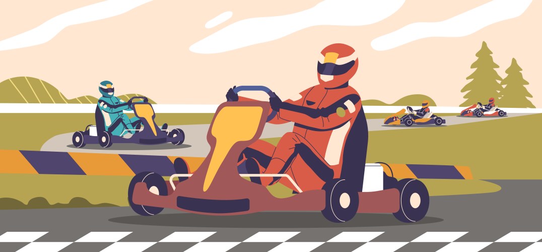 Cartoon Go Kart Vector Images (over 280)