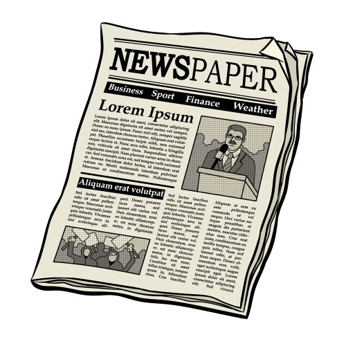 Retro Comic Newspaper Vector Images (over 160)