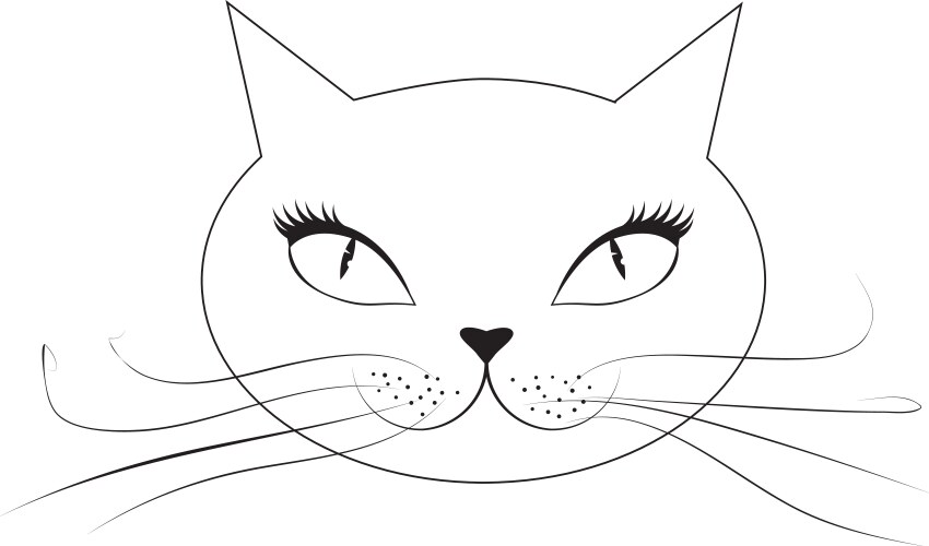 Cat Face Cartoon Vector Images (over 54,000)