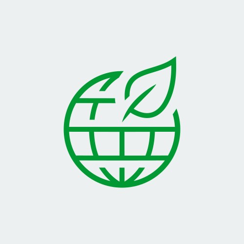 Environmental impact concept icon Royalty Free Vector Image
