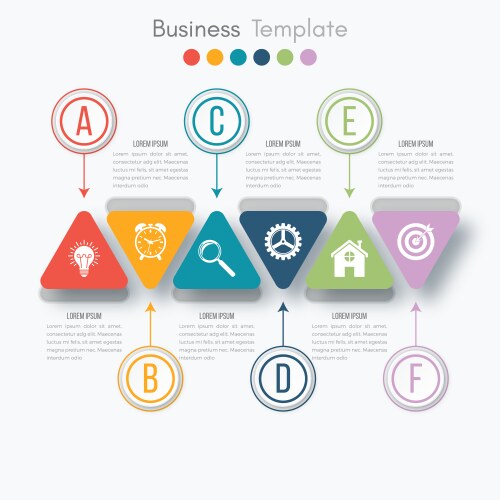 Navigation map infographics 4 steps timeline Vector Image