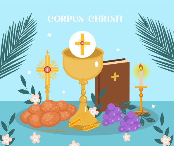 Corpus Christi Symbol Royalty Free Vector Image