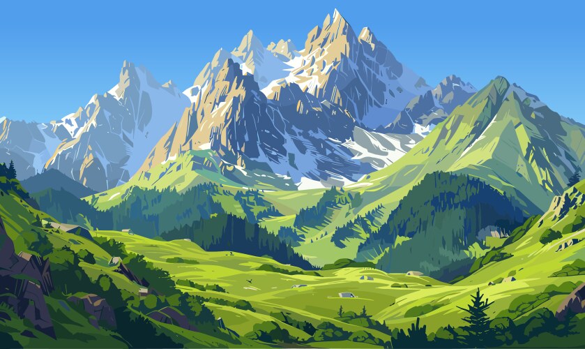 Mountain Backgrounds Vector Images (over 170,000)