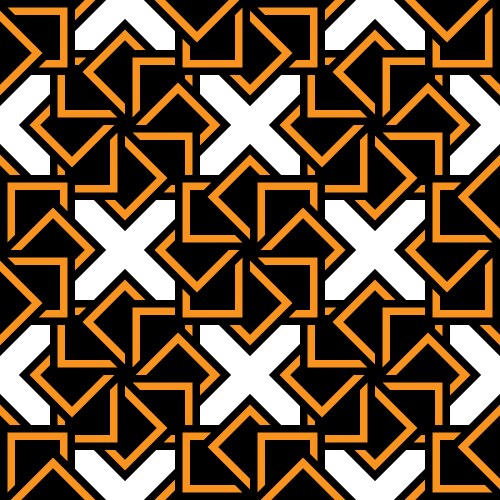 Abstract geometric tribal mexican style seamless Vector Image