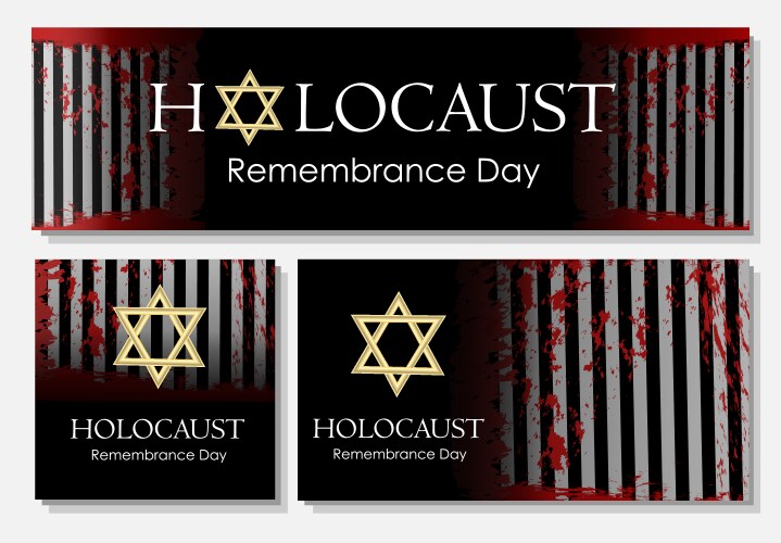 Holocaust Remembrance Day Poster – Royalty-Free Vector | VectorStock