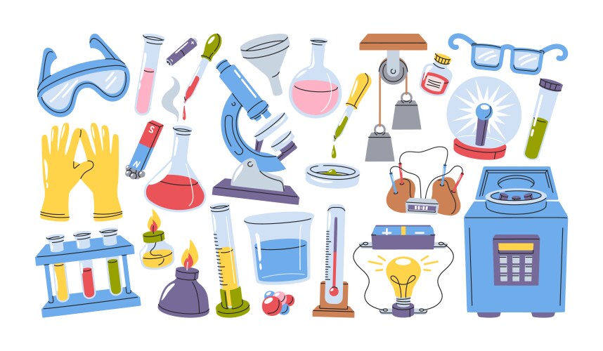 Laboratory Tools and Scientific Equipment – Royalty-Free Vector ...