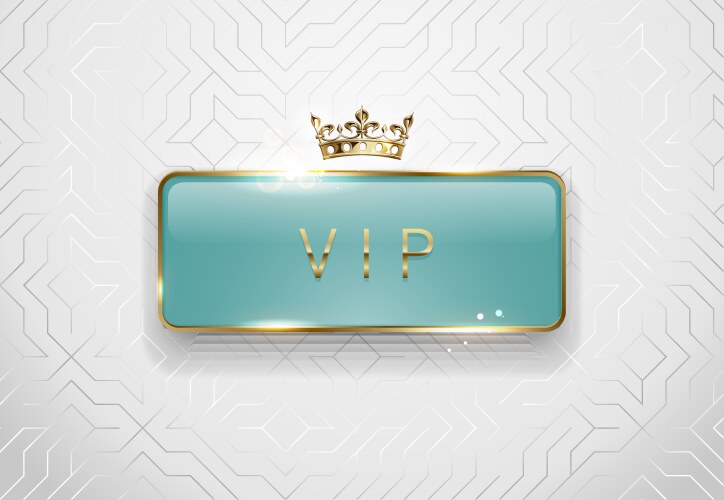 Golden and platinum vip card template Royalty Free Vector