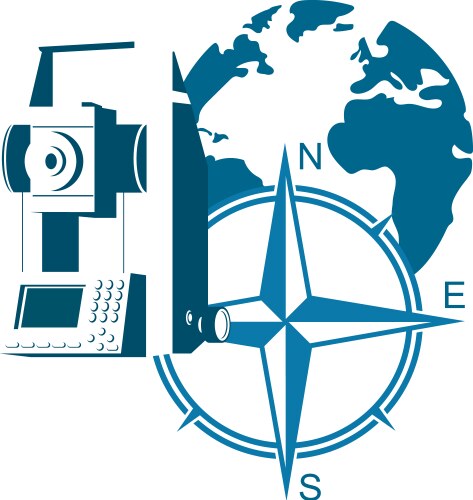 Geodesy symbol Royalty Free Vector Image - VectorStock