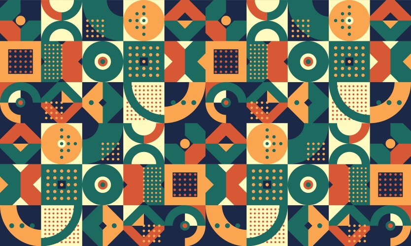 Seamless Geometric Pattern Abstract Background Vector Image