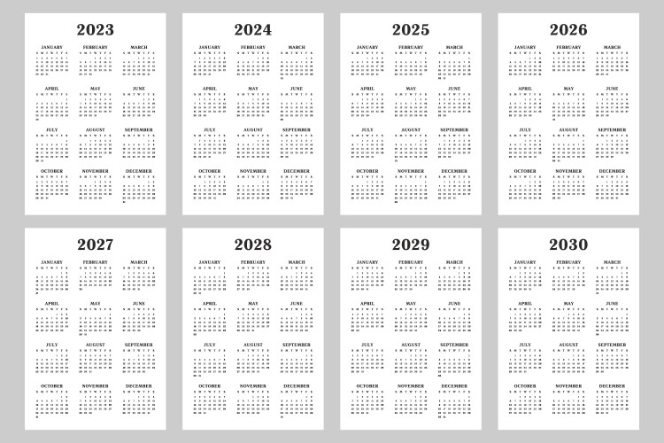 Year Calendar 2026 Vector Images (over 5,200)