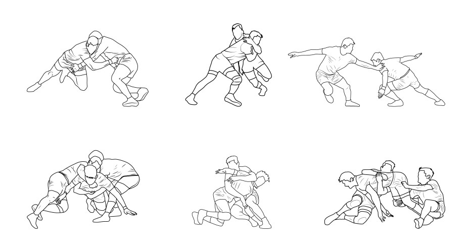 Kabaddi Vector Images (90)