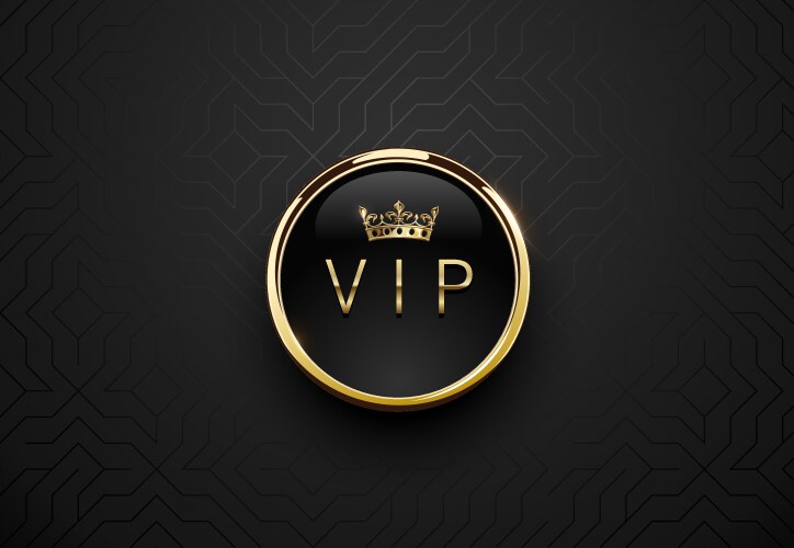 Luxury golden round frame Royalty Free Vector Image