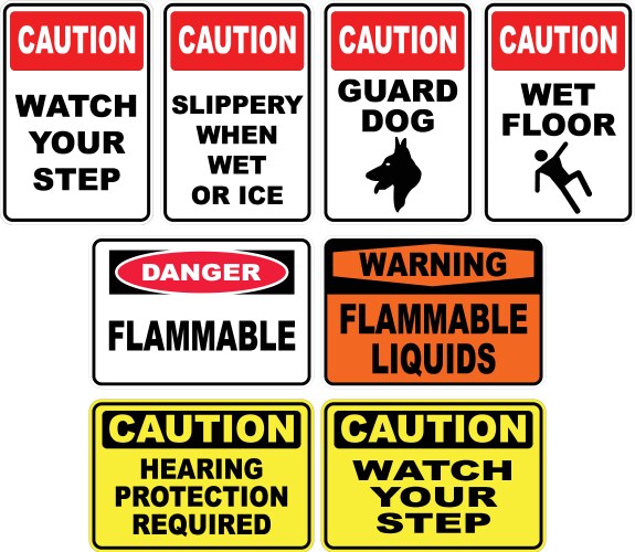 Road traffic signs Royalty Free Vector Image - VectorStock