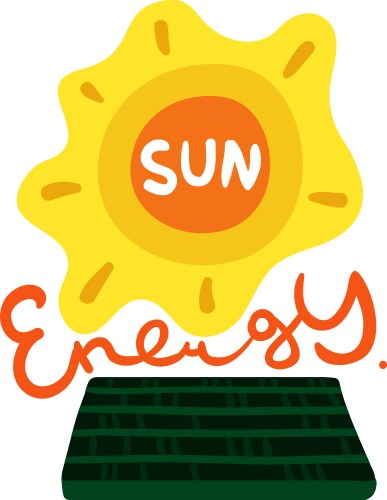 Realistic save eco energy template Royalty Free Vector Image