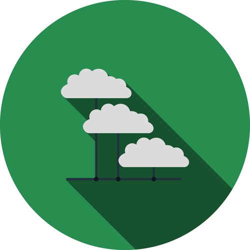 Cloud computing diagram network Royalty Free Vector Image