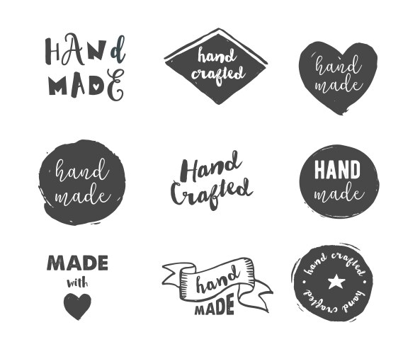 Handmade Made Hand Vector Images (over 9,200)