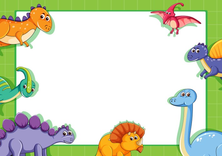Dinosaur Border Vector Images (over 660)