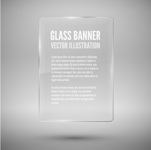 Glass framework set Royalty Free Vector Image - VectorStock