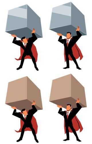 Heavy Box Lifting Cartoon Vector Images (over 560)