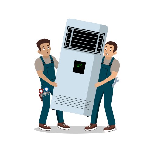 Air Conditioner Repair Man Cartoon Vector Images (over 280)