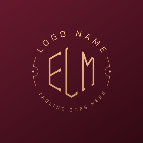 Elm logo Vector Images & Graphics for Commercial Use | VectorStock