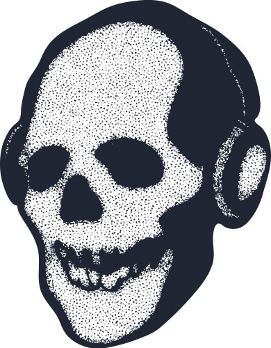 Two faced skull Royalty Free Vector Image - VectorStock