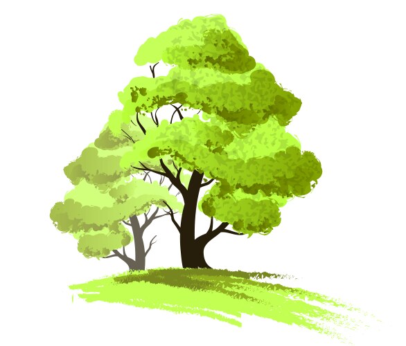 Tree drawing Vector Images & Graphics for Commercial Use | VectorStock
