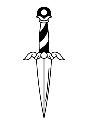 Dagger Tattoo Vector Images (over 4,100)