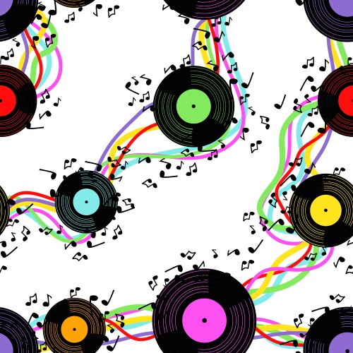 Vinyl records Royalty Free Vector Image - VectorStock