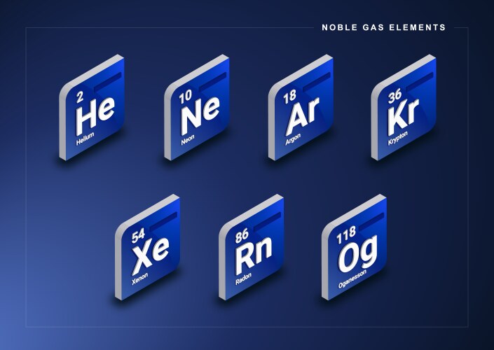 Periodic Table Element Argon Vector Images (over 110)
