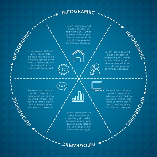 Circular Wheel Infographic Vector Images (over 1,600)