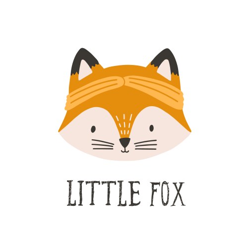 Fox head Royalty Free Vector Image - VectorStock