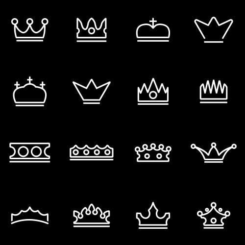 Crown Line Vector Images (over 57,000)