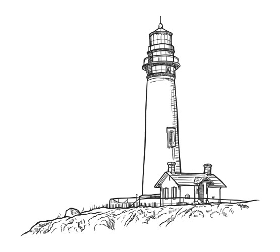 Lighthouse Clipart Outline 232 Lighthouse Clipart High Res