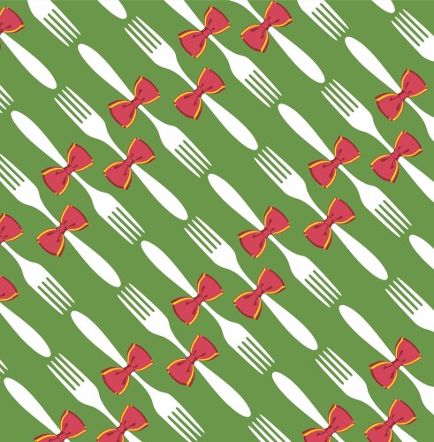 Seamless restaurant menu pattern background Vector Image