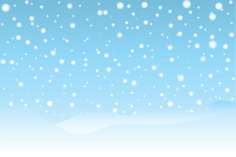 Snowy woods background Royalty Free Vector Image