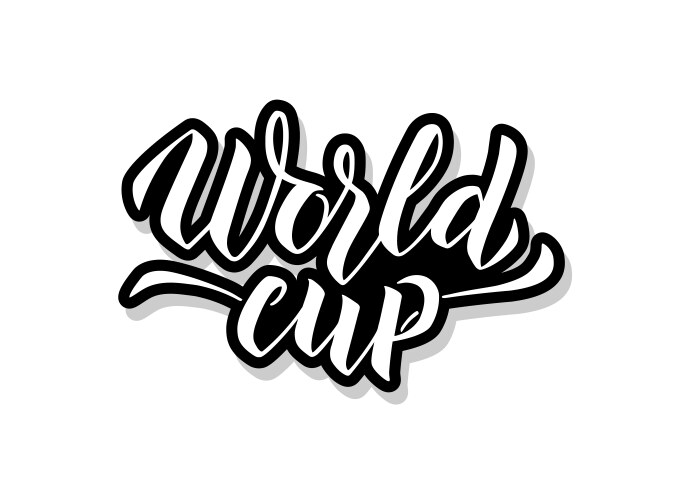 Football Calligraphy Drawn Vector Images (over 270)