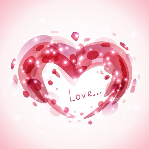 Abstract magic light pink background Royalty Free Vector